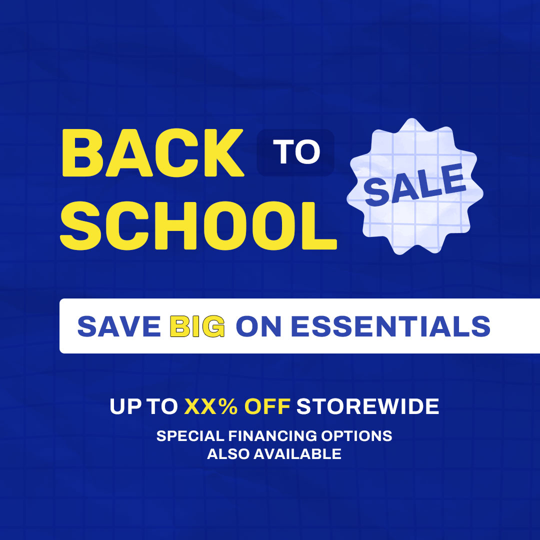 Back to School Sale, Shop In-store and Online